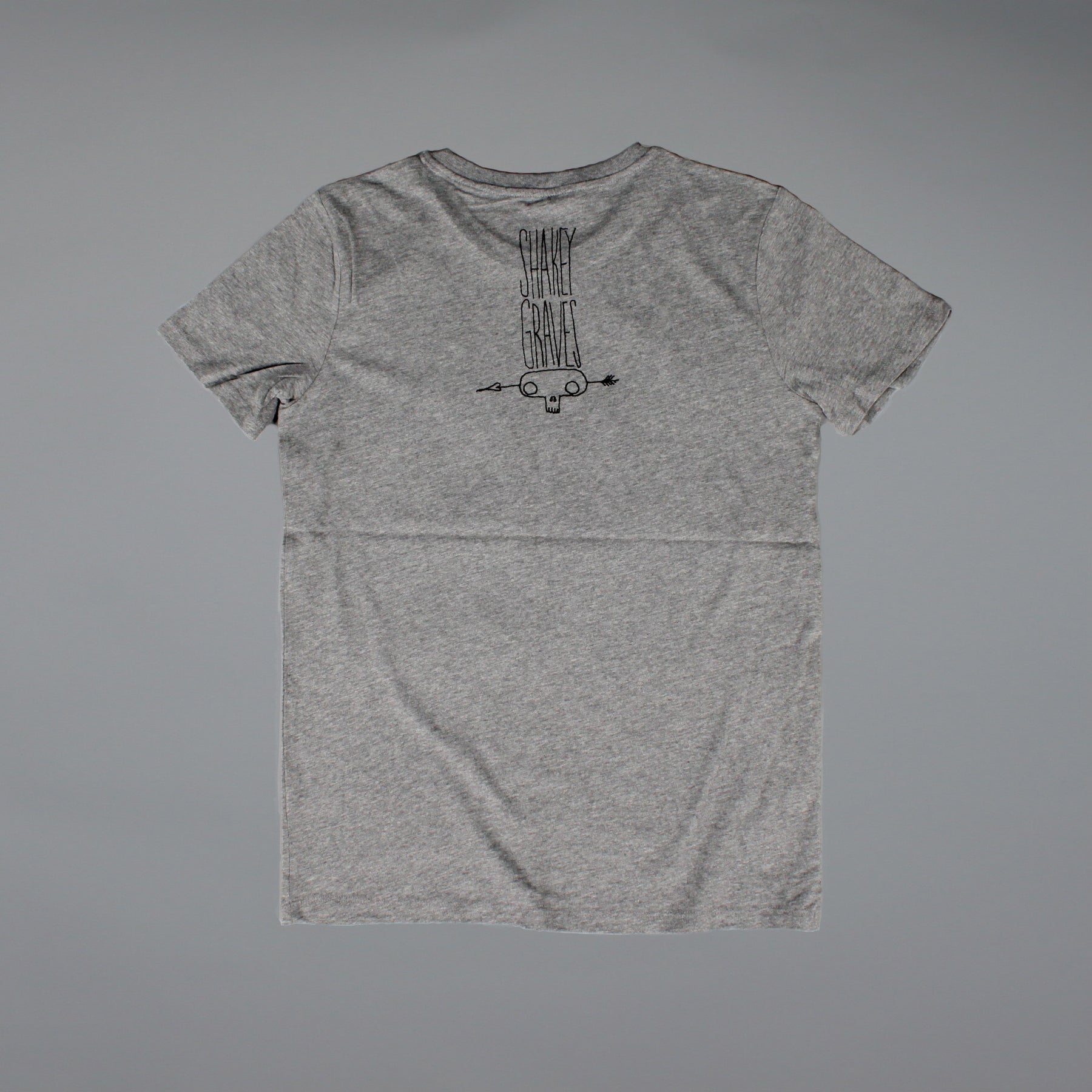 Shakey Graves-GRAY SKULL TEE – Merchworld
